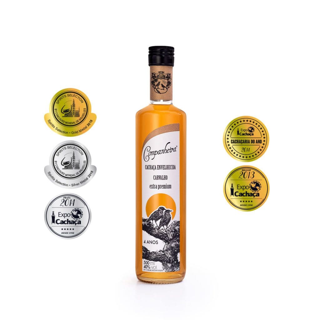 Cachaça Companheira Extra Premium Carvalho - Linha João de Barro ...